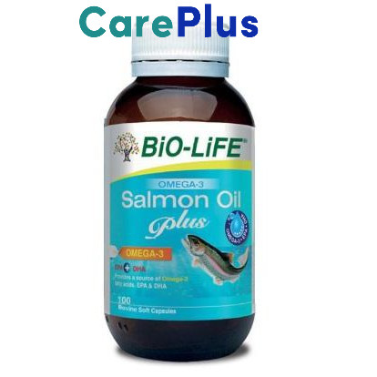 BIO-LIFE OMEGA-3 SALMON OIL PLUS 100'S (EXP 11/2025) | Shopee Philippines