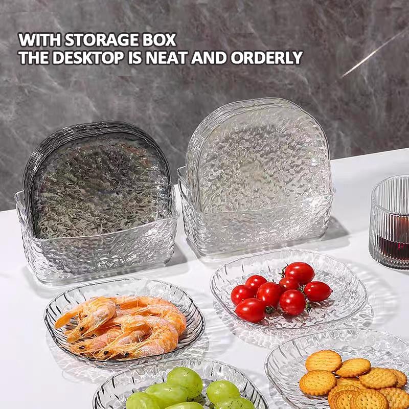 8PCS/SET Fruit Plate Fruit Plate Dessert Plate High Quality Snack Bowls ...