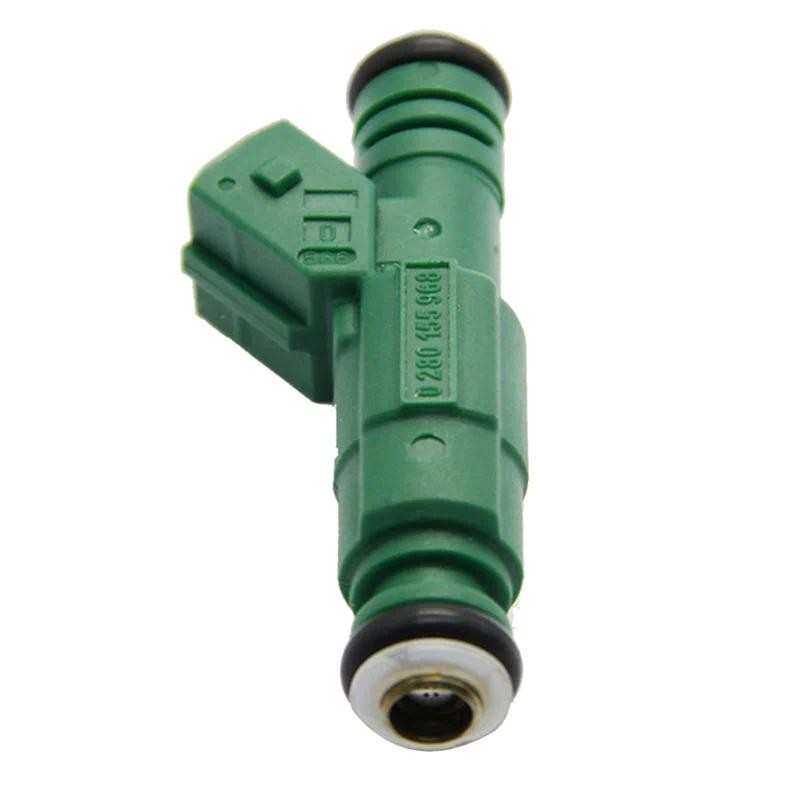 4Pcs Green Fuel Injectors Nozzle 0280155968 for Chevrolet Ford Mustang ...