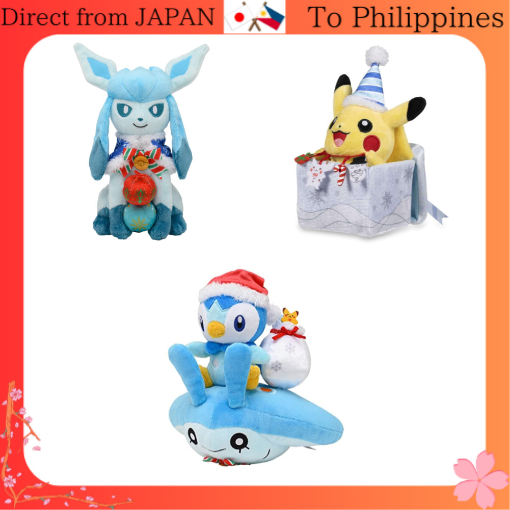 Pokemon Center Original Plush Toy Piplup & Tamanta Pokemon Christmas in ...