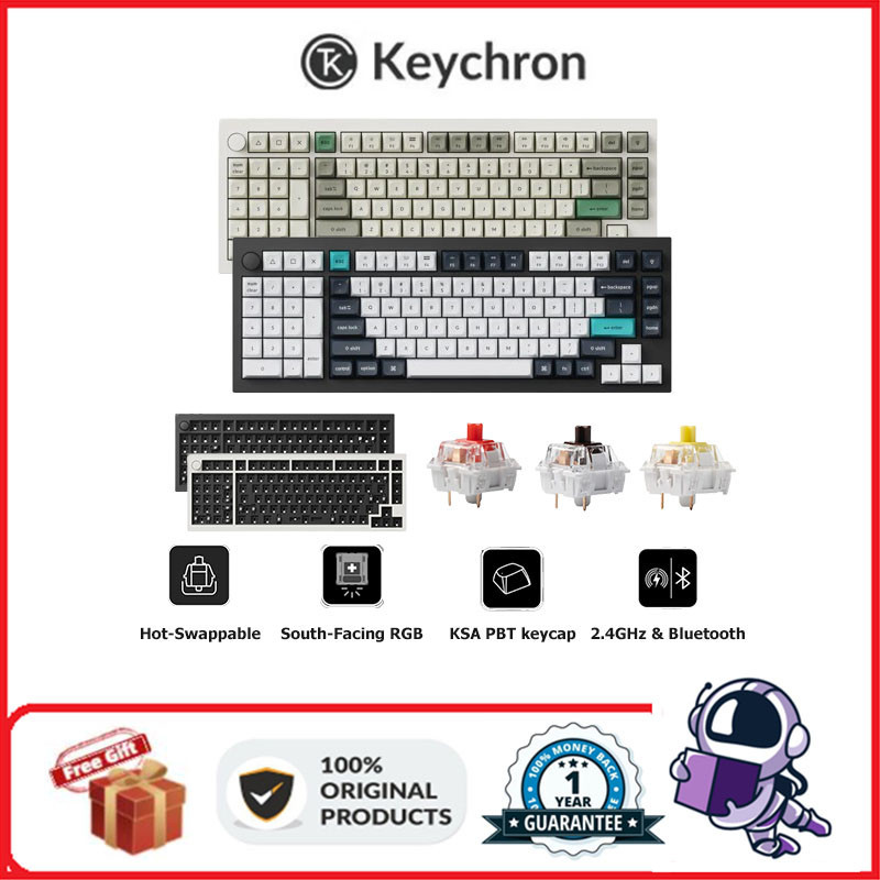 Keychron Q12 Max QMK/VIA Wireless Custom Mechanical Keyboard | Shopee ...