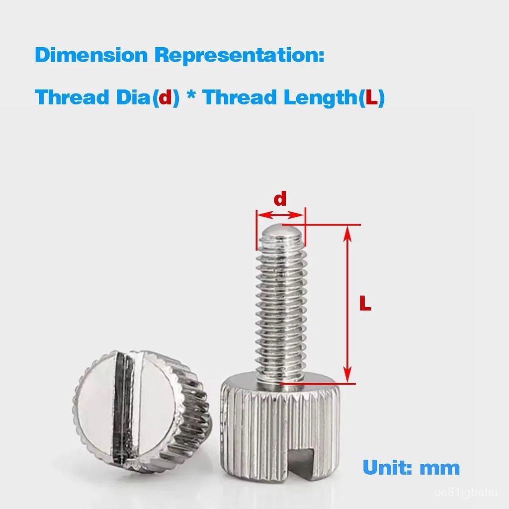 RQ+Slotted Screws/Slingshot Quick Mount Screws/High Head Hand Tightened ...