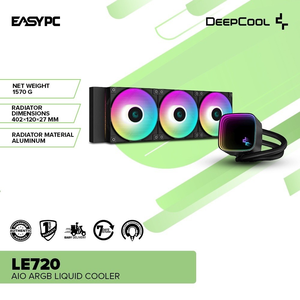 Deepcool LE520 and LE720 AIO cpu Liquid Cooler| Hydro Bearing| Aluminum ...