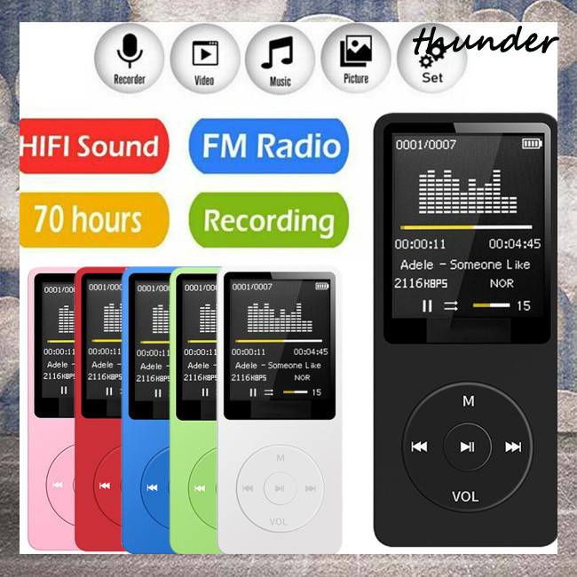 Exclusive deal! Bluetooth-compatible Mp3 Music Player Lossless Portable Fm Radio External Ultra ...
