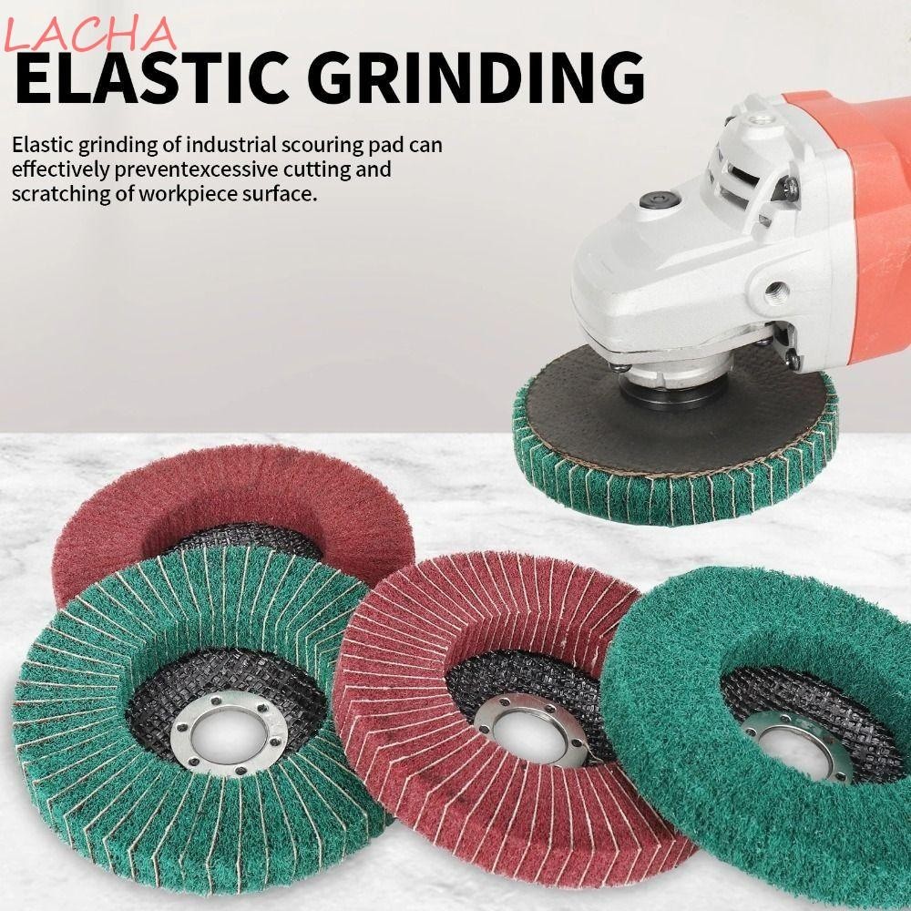 LACHAPELLE Angle Grinder Flap Grinding Disc, Nylon Fiber Flap Round ...