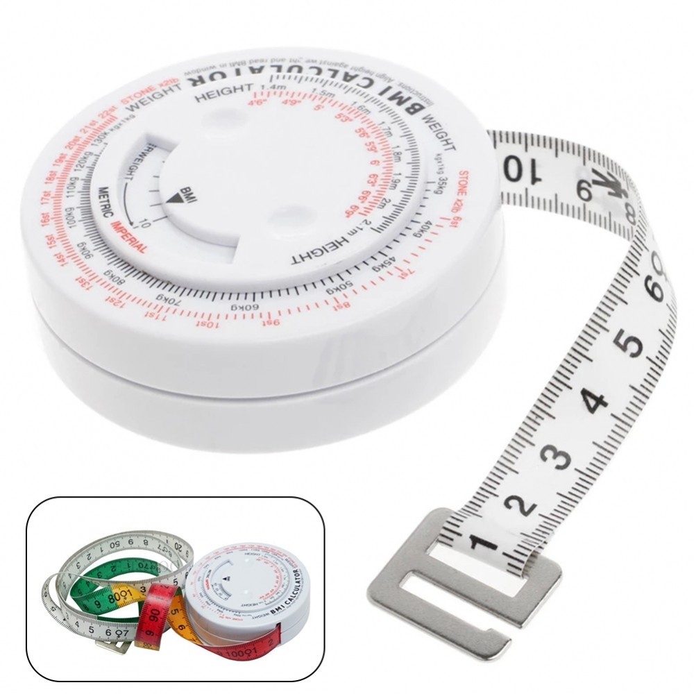 【shopee】BMI Calculator Retractable Tape Measure for Tracking Body Size ...