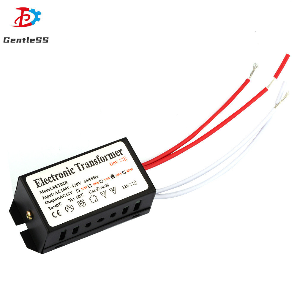 60W/160W 110V to 12V Halogen Lamp Electronic Transformer | Shopee ...