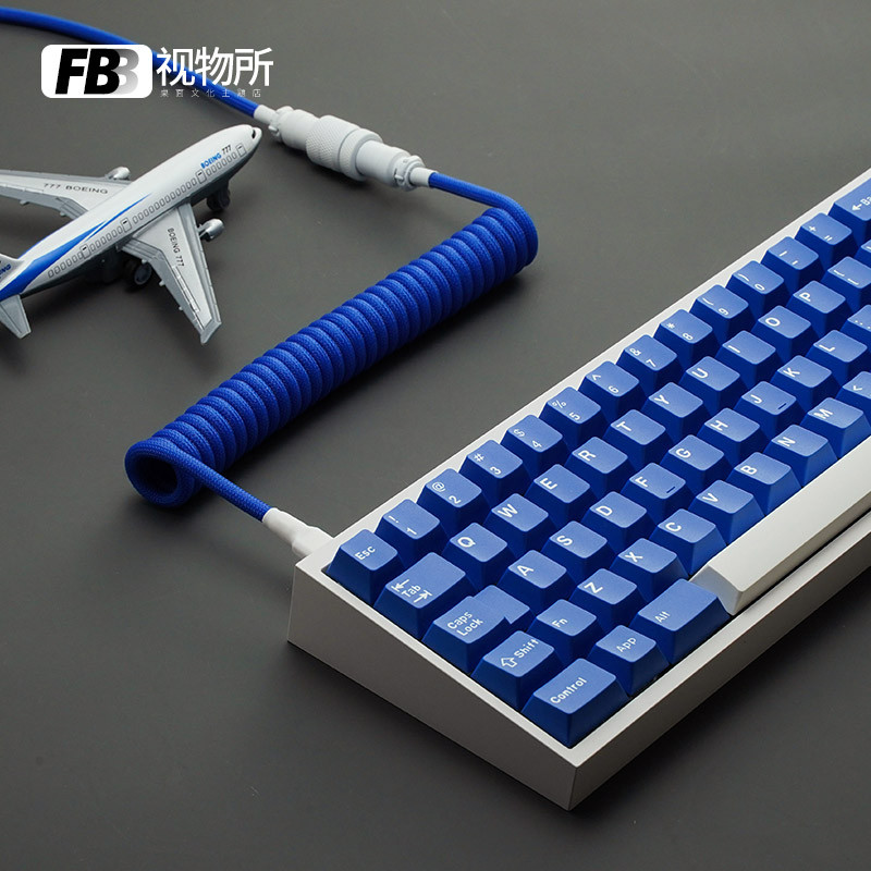 Fbb Vision GMK Classic Blue Classic Blue Customized Keyboard Cable ...