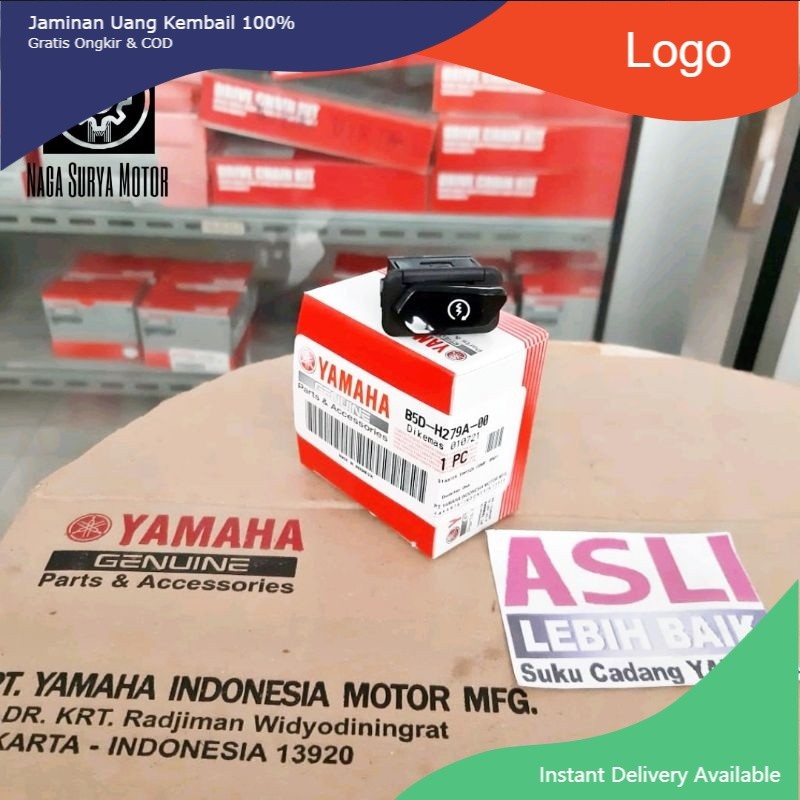 TOMBOL Yamaha Freego Fazzio B5D-H279A-00 ORI YGP right switch starter ...