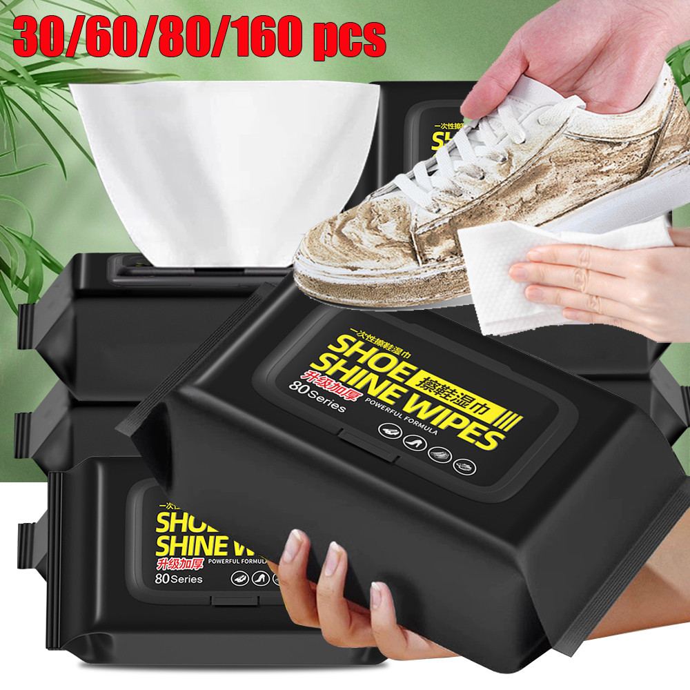 Disposable Shoe Wipe Small White Shoe Cleaning Tools Quick Wipe Care ...