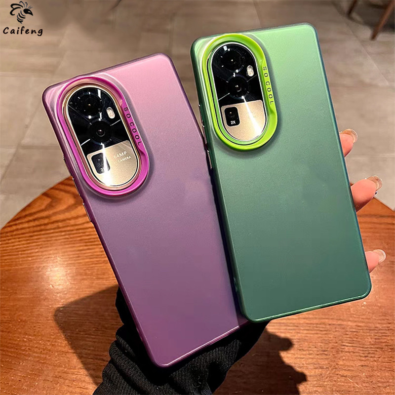 Simple Solid Color Luxury IMD Electroplate Phone Case For OPPO Reno 12 ...