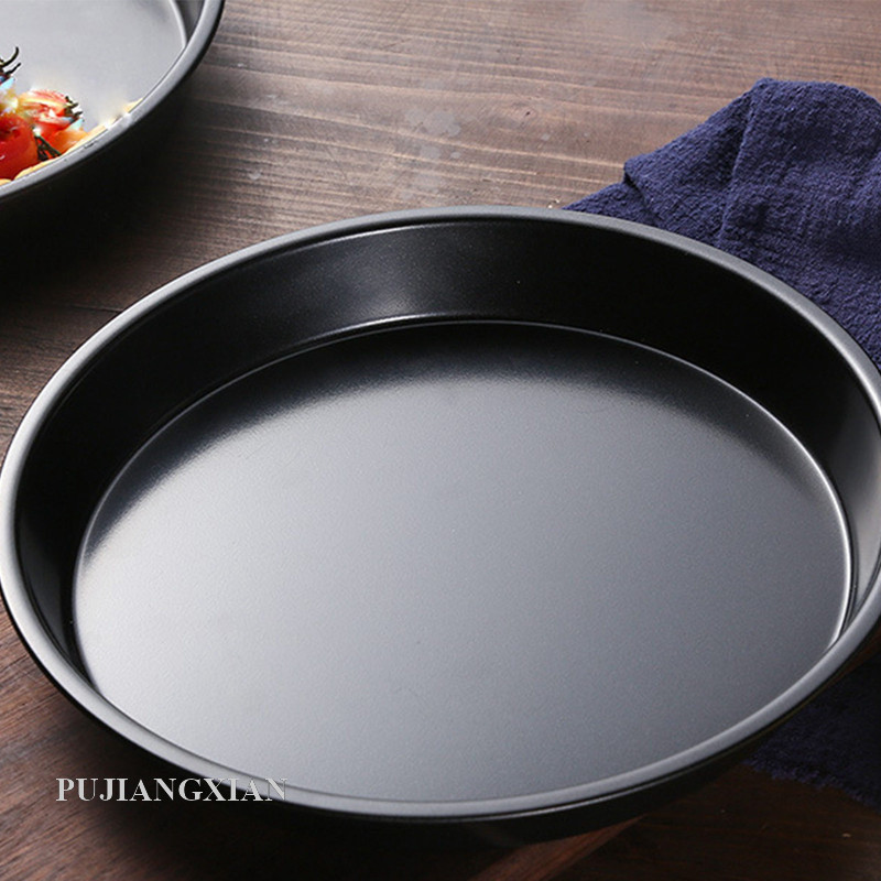 [PJX] Non-stick Pizza Pan Round Baking Pan Baking Mold 6/8/10 Inch ...