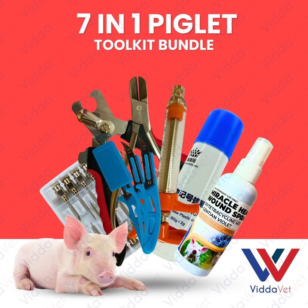 7in1 Piglet Toolkit viddavet for pigletsPetGuardian Multi-TooL high ...