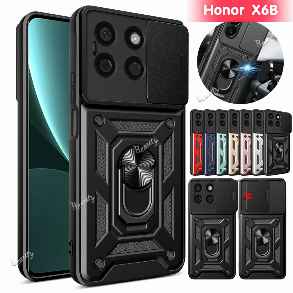 Slide Camera Lens Protect Phone Case For Honor X6B X 6B Honorx6 B X6A ...