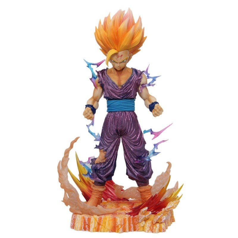 Dragon Ball over Two Son Gohan Hand Office Super Saiyan Battle Damage ...