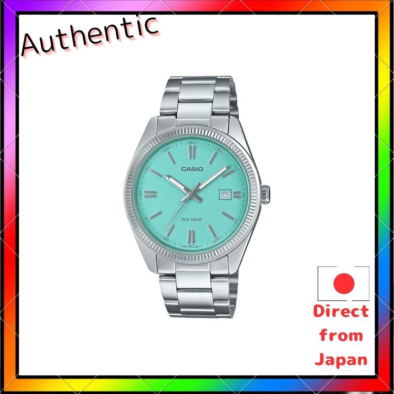 Casio Collection MTP-1302D-2A2JF Men's Turquoise Blue Watch | Shopee ...