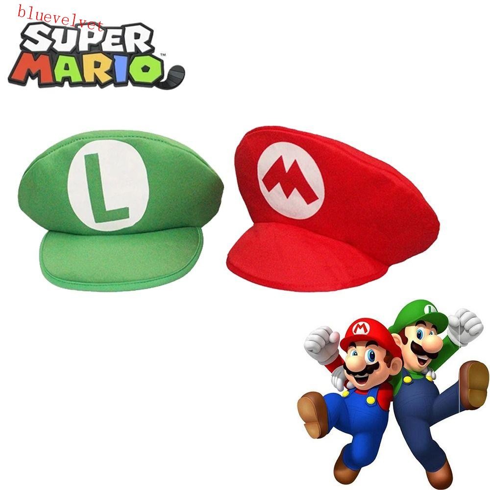 BLUEVELVET Super Mario Hat Funny Sweet Unisex Cap Cartoon Costume ...