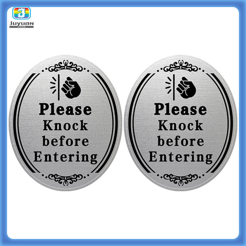 Please Knock First Sticker Out of Office Sign for Door over Hanger Coat ...