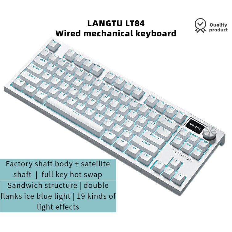 Langtu LT84 Wired mechanical keyboard E-Sports Games Customized ...