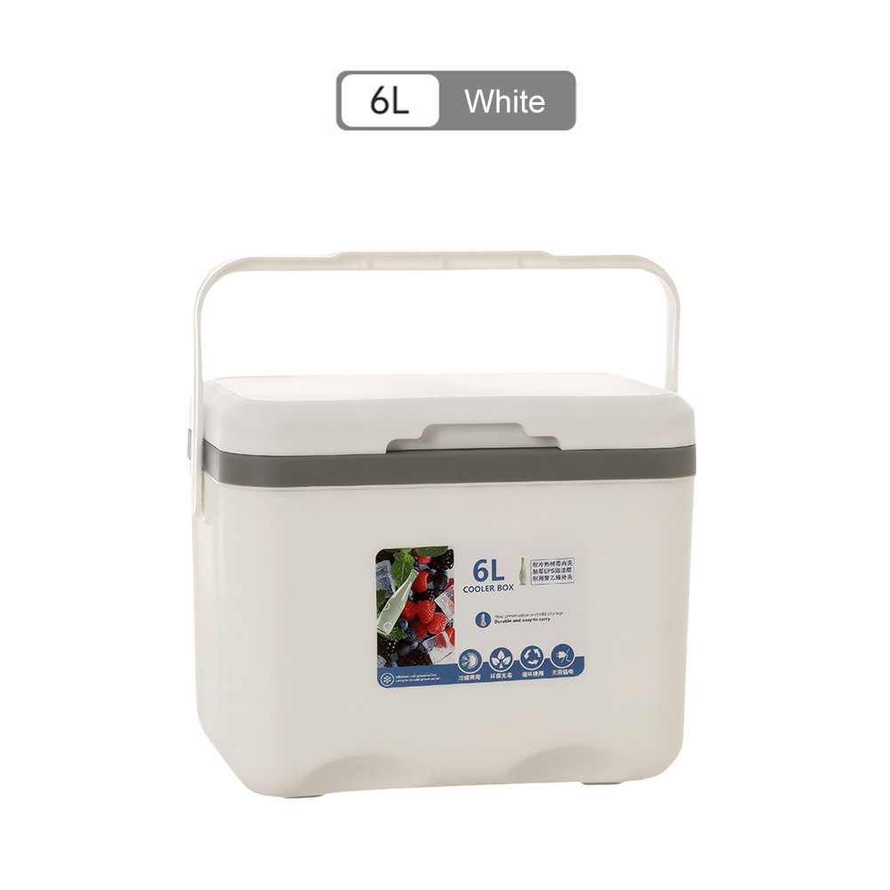 6L Portable Cooler Box Large Capacity Car Camping Insulation Box Mini ...