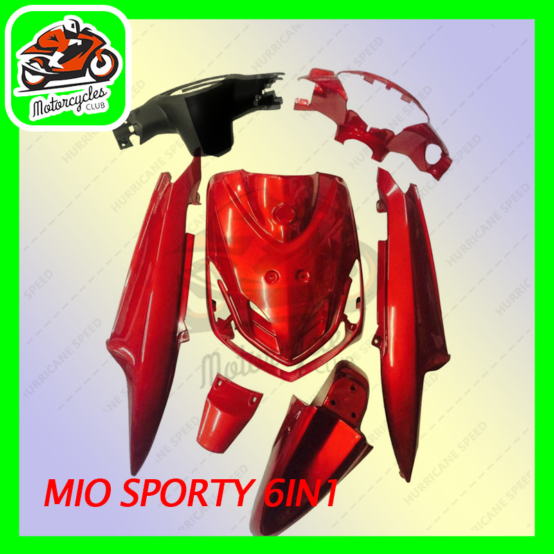 MIO SPORTY ALL COVER SET 6IN1 FOR MOTORCYCLE COD [HURRICANE SPEED ...