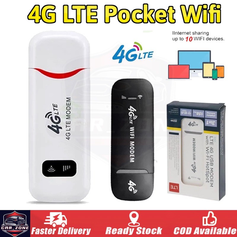 Wireless 4G LTE WiFi Router Modem Universal SIM Card 150Mbps USB Mini ...