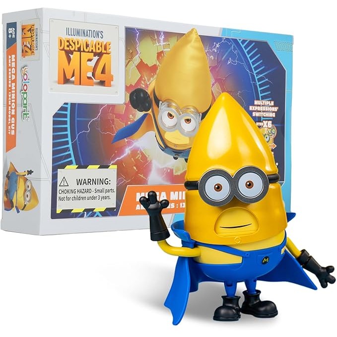 Little Yellow Man Despicable Me 4 Toys, 5.1 Inch Mega Gus Movable ...