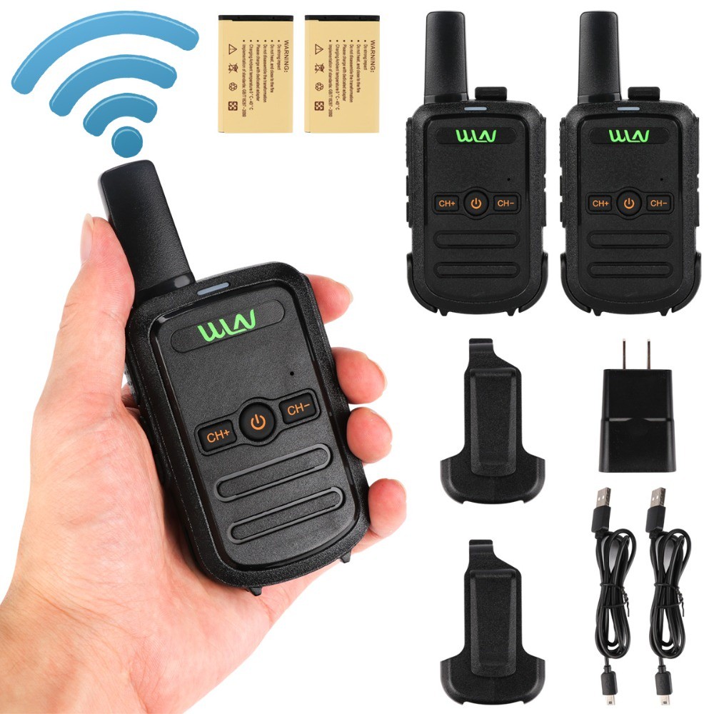 Mini walkie Talkies WLN KD-C51 Handheld Transceiver Two Way Radio For ...