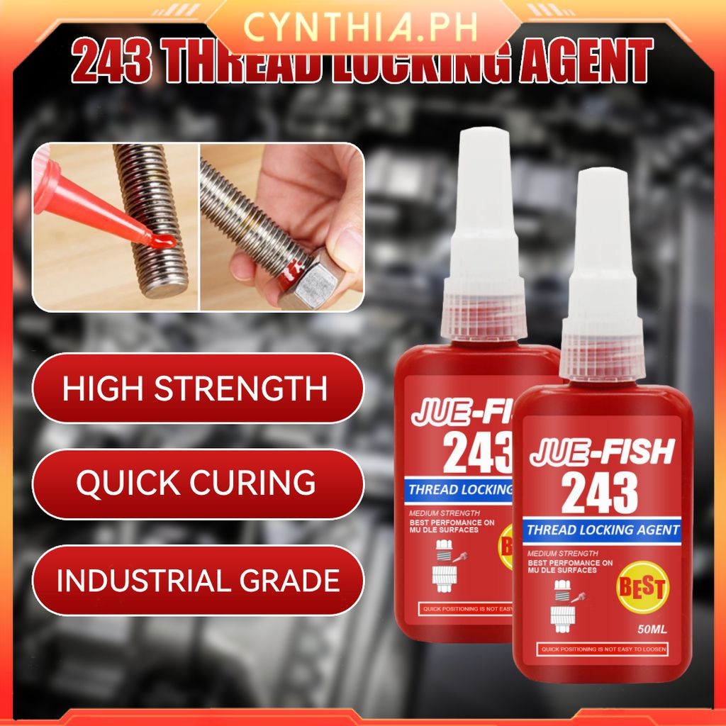 Jue-fish Thread-locker 243 Strength Oil Tolerant Threadlocker Heavy ...