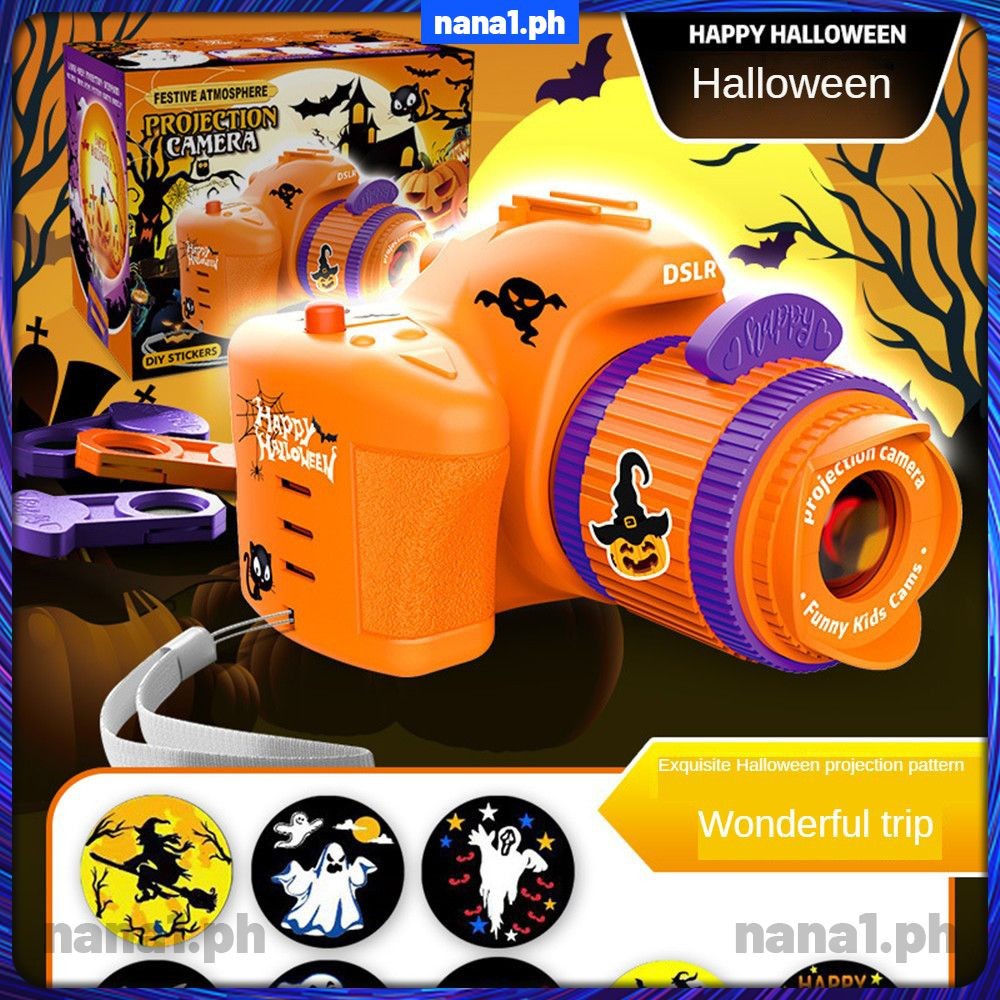 COD Children's Halloween Projection Camera Pumpkin Christmas Glow ...
