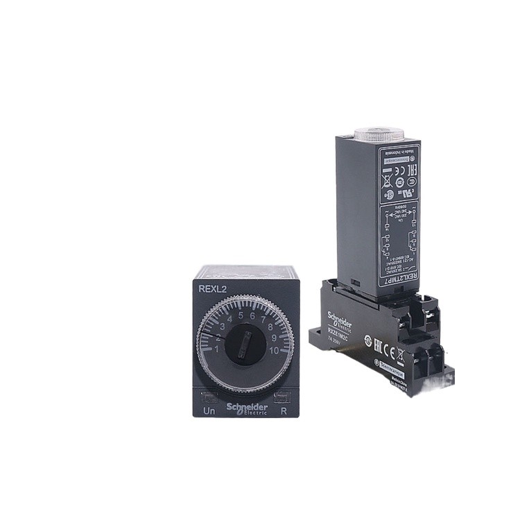 ＜Schneider time relay power-on delay timer connected REXL2TMBD DC24V 8 ...