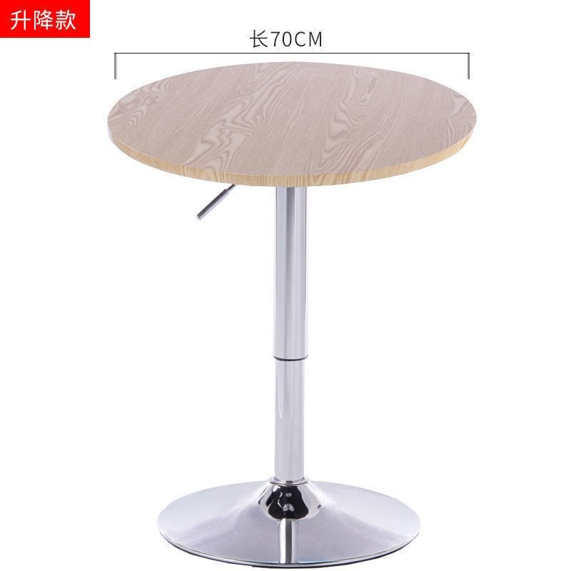 High Bar Table Bar Counter round Simple Cocktail Table Lifting Small ...