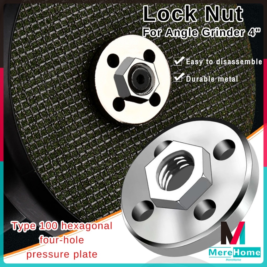 MereHome Lock Nuts for Angle Grinder 4" Angle Grinder Parts Grinder ...