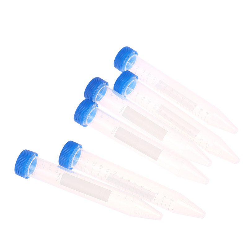 100pcs Centrifuge Tube 15 ml Sample EP Tube With Screw Cover Plastic ...