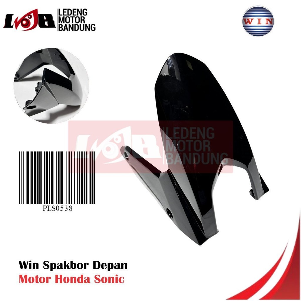 HITAM Win Front Fender Sonic Front Fender Black Plastic for Honda ...