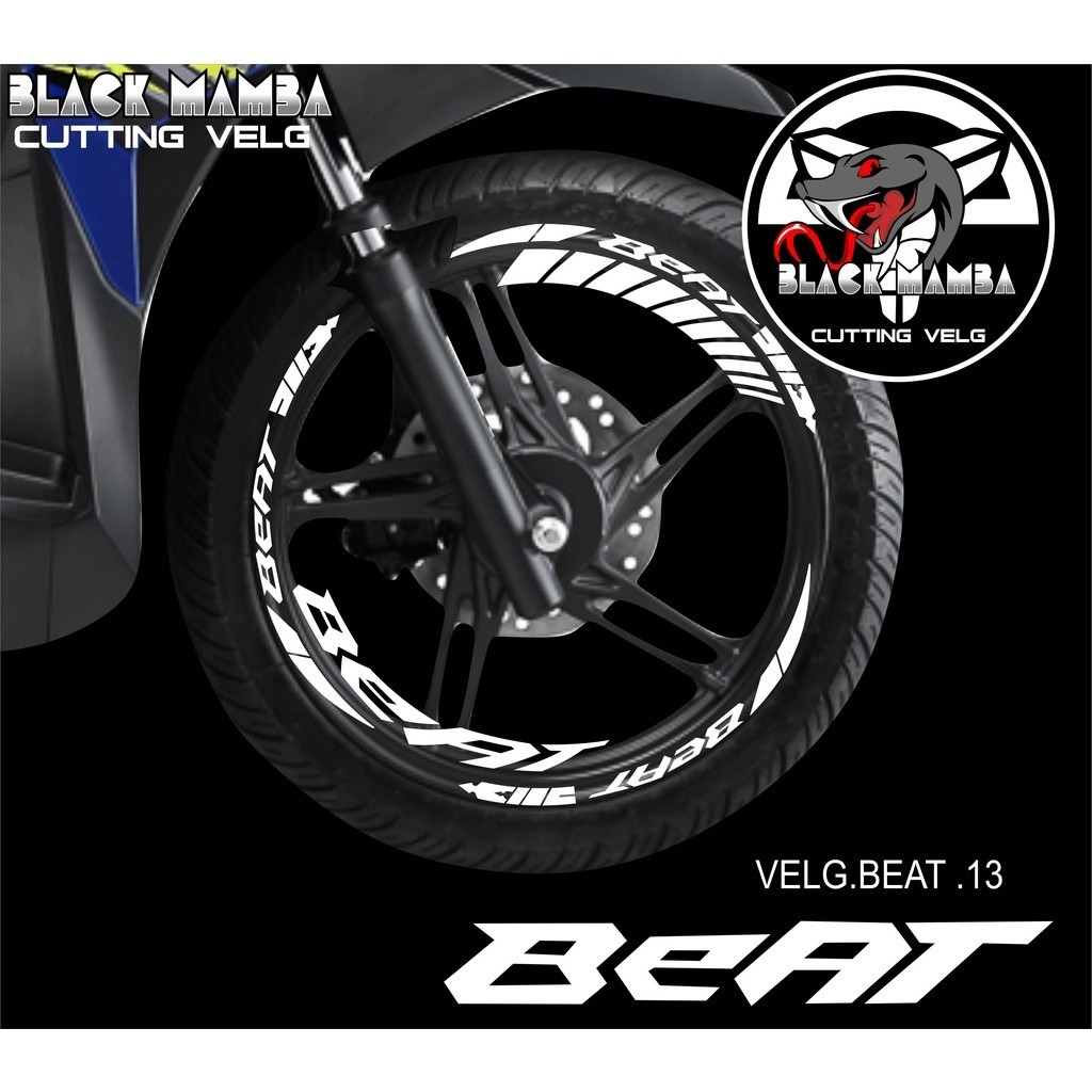 BEAT VELG CUTTING STICKER - LIST STICKER LIST OF HONDA BEAT TIRE/VEL ...