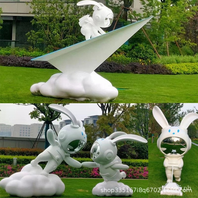FRP Cartoon Sculpture Trendy Doll IP Image Cartoon Characters Mascot ...