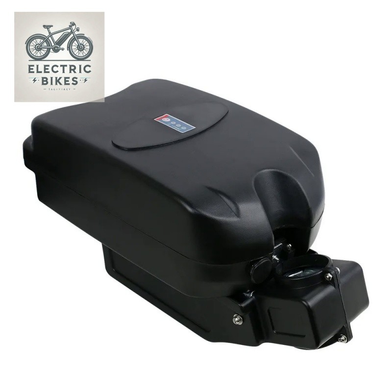 36V 48V 52V Frog Ebike Battery Box Case 60Pcs 18650 Cell Seat Post Down ...