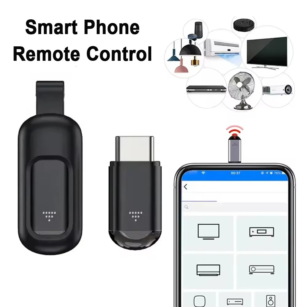 Type-C Micro USB Smart Infrared Remote Control for Mobile Phones, TV ...