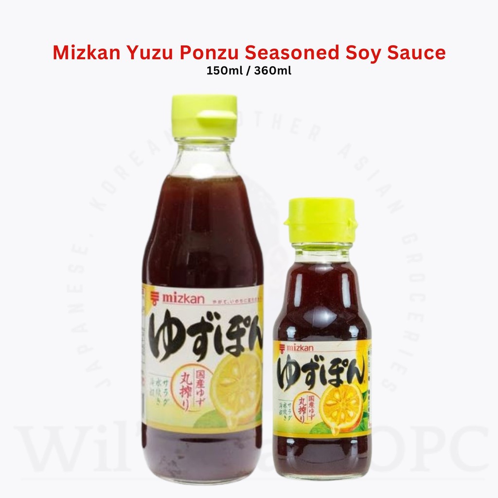 Mizkan Yuzu Ponzu Seasoned Soy Sauce 150ml / 360ml | Shopee Philippines