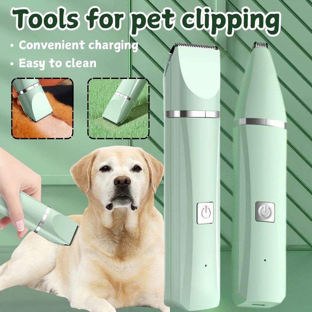 2in1 Professional Electric Dog Razor Cat Grooming Kit USB Rechargeable ...