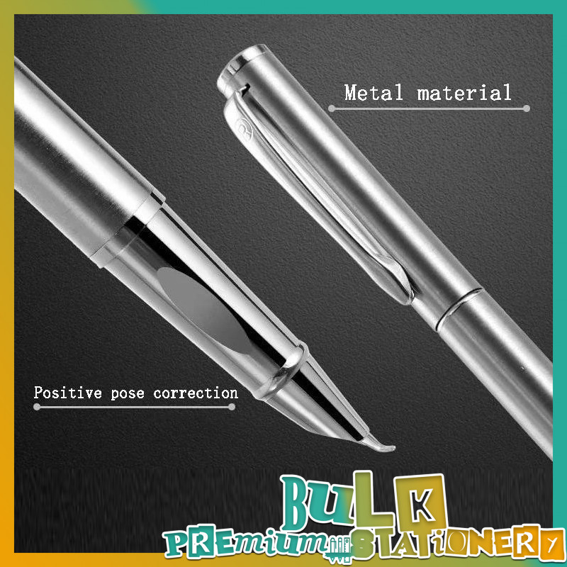 BK Refillable Fountain Pen 0.8MM Nib Writing Pen School Exercise ...