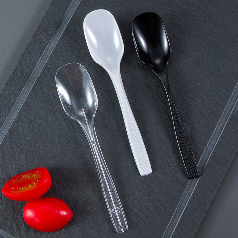 Sweet Mini Plastic Spoons Flatware Spoons For Jelly Ice Cream Dessert ...