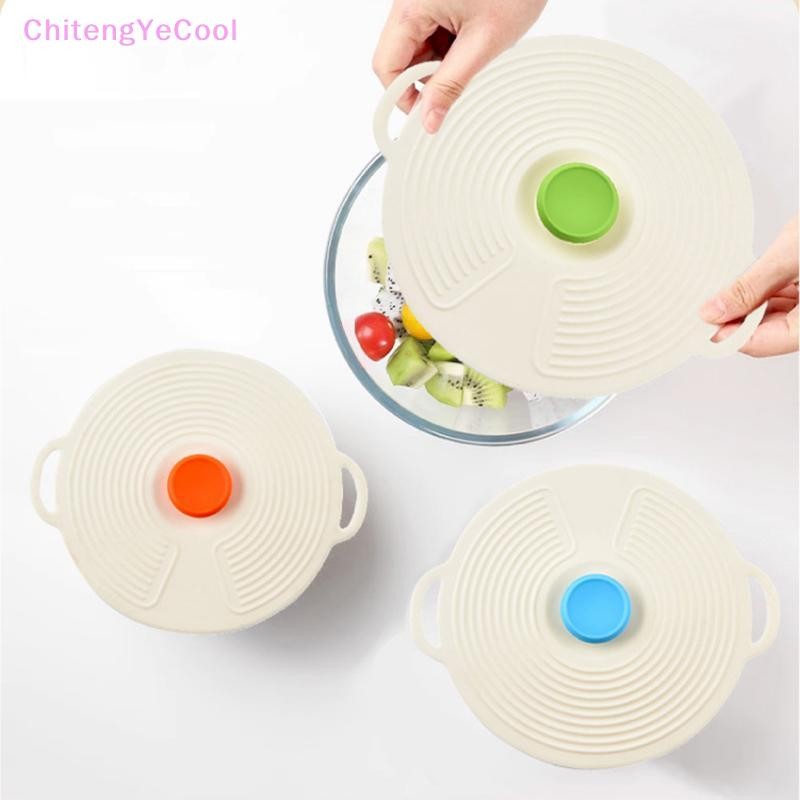 【HGPH】 Silicone Fresh-keeping Lid Anti-spill Lid Dust-proof And Leak ...