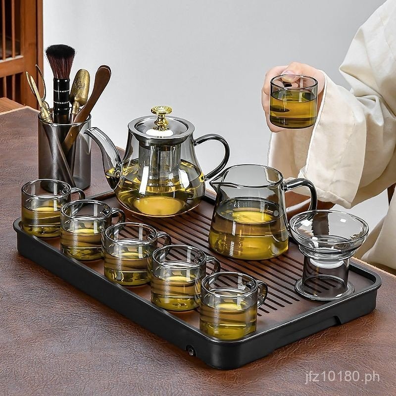 Household Tea Brewing Pot High Temperature Resistant Office Set Tea Cup ...