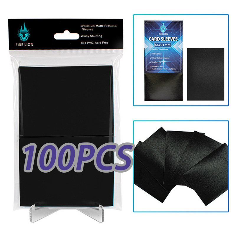 100pcs Premium Matte Standard Size Card Sleeves (66x91mm) for TCG,Magic ...