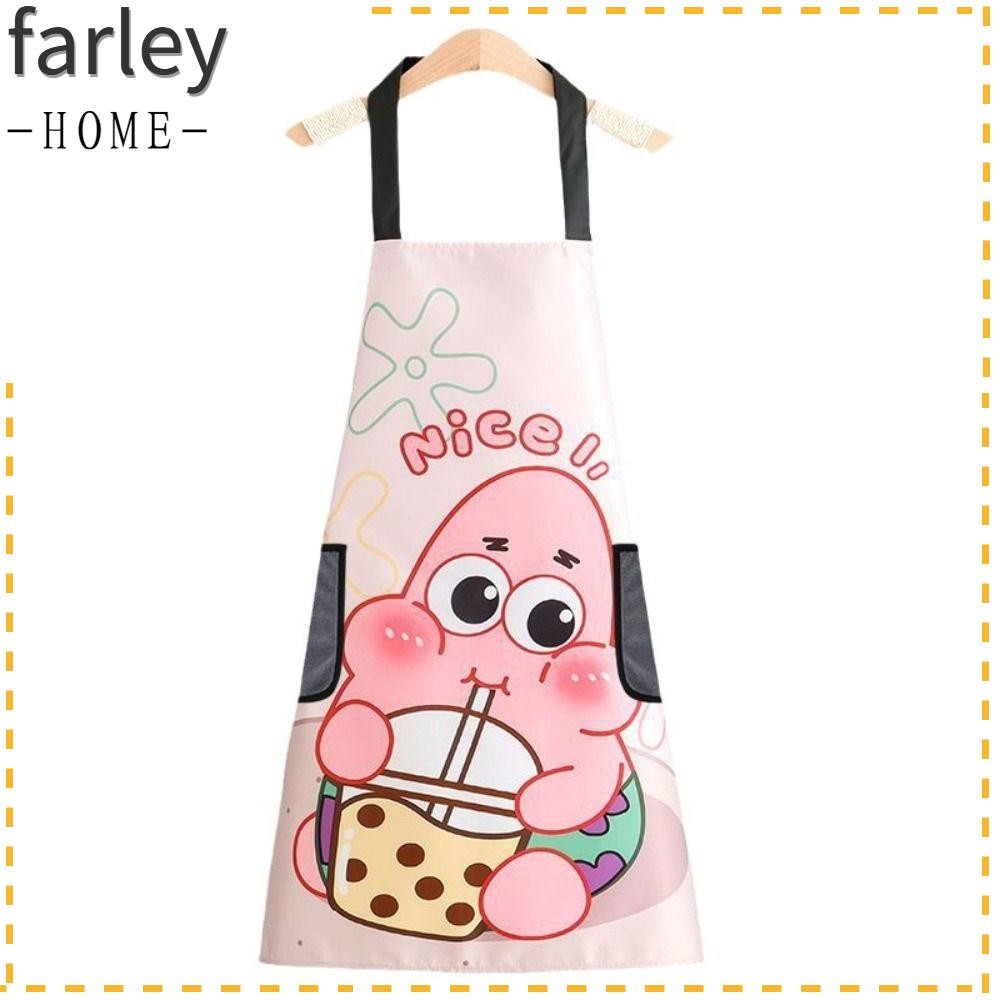 FARLEY Cook Apron, Oil-proof SpongeBob Patrick Star Kitchen Apron ...