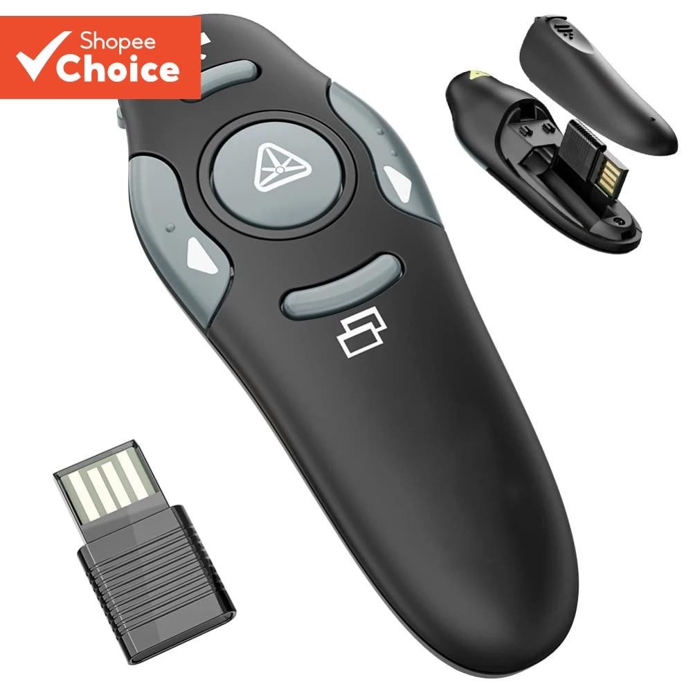 2.4GHz Wireless USB PPT Flip Pen Pointer Clicker Presenter with Red ...