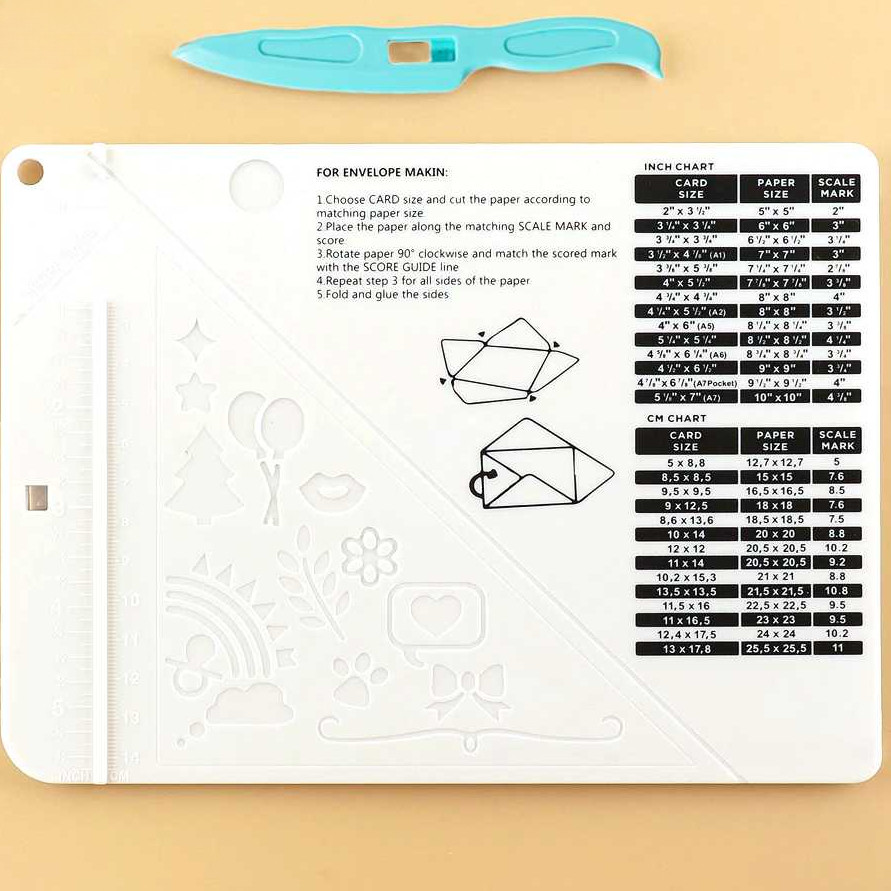 Plastic Scoring Board with Measuring Grid Multi-Purpose Scoring Board ...