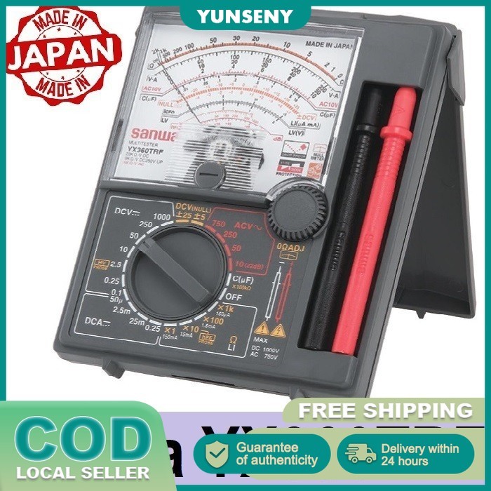 Sanwa YX360TRF Analog Multi-Tester Multi-Meter Made in JAPAN Analogue ...